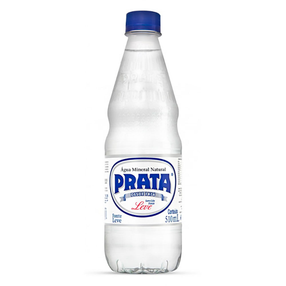 Água Mineral Prata Sem Gás 510ml - supernossoemcasa